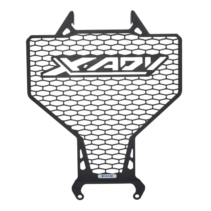 Black Motorcycle Front Radiator Water Cooler Grille Protection Guard ...