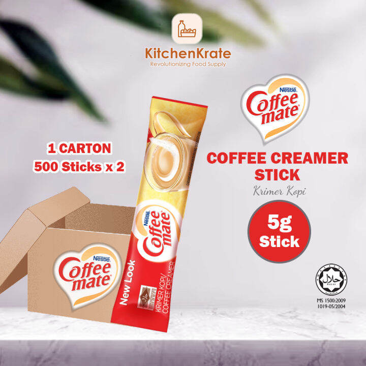 COFFEE-MATE Coffee Creamer Stick Krimer Kopi 5g (500 Sticks x 2/Carton) | Lazada