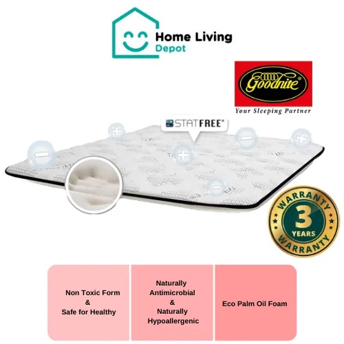 Goodnite (Anti Static Series) Statfree® Mattress Topper/ Tilam Topper ...