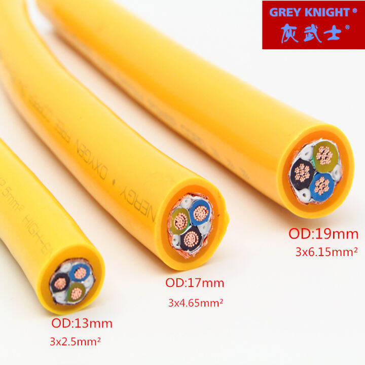 GREY KNIGHT ENERGY Audiophile 19mm/17mm/13mm HiFi OCC Power Cable CD ...