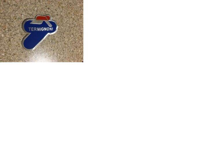 Termignoni Blue Racing Metal 3D Heat-resistant Motorcycle Exhaust Pipe ...