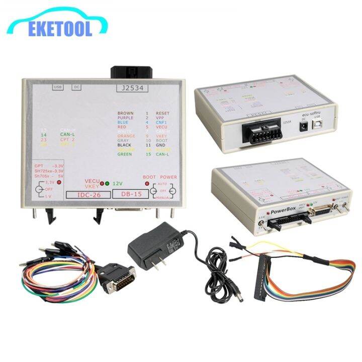 KTM FLASH JTAG Power Box ECU-Soft Programmer Via J2534 Works 3 Modes ...