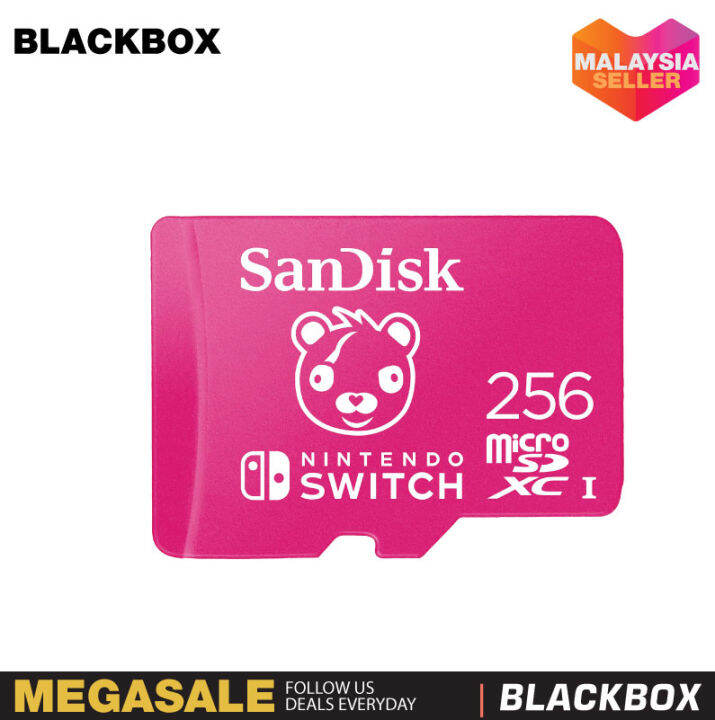 SanDisk Nintendo Switch Memory Card Fortnite Micro SD 256GB | Lazada