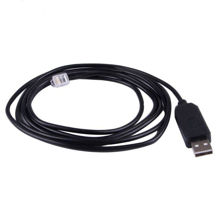 USB RS232 To RJ11 FTDI Serial Converter Programming Cable For Keyence ...