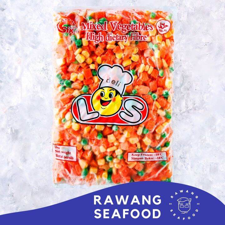 🔥READY STOCK🔥 Mix Vege / Campuran Sayur / 什菜 (1kg/pack) Frozen Food ...