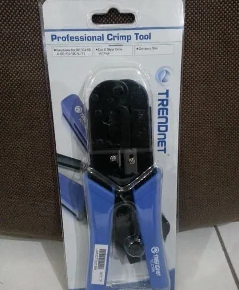 Crimping Tool Trendnet TC-CT68 Tang Professional Crimp Tool RJ11 RJ45 ...
