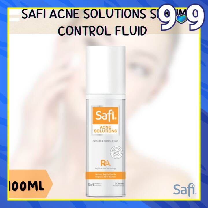 CY SAFI Acne Solutions Sebum Control Fluid (100ML) | Lazada