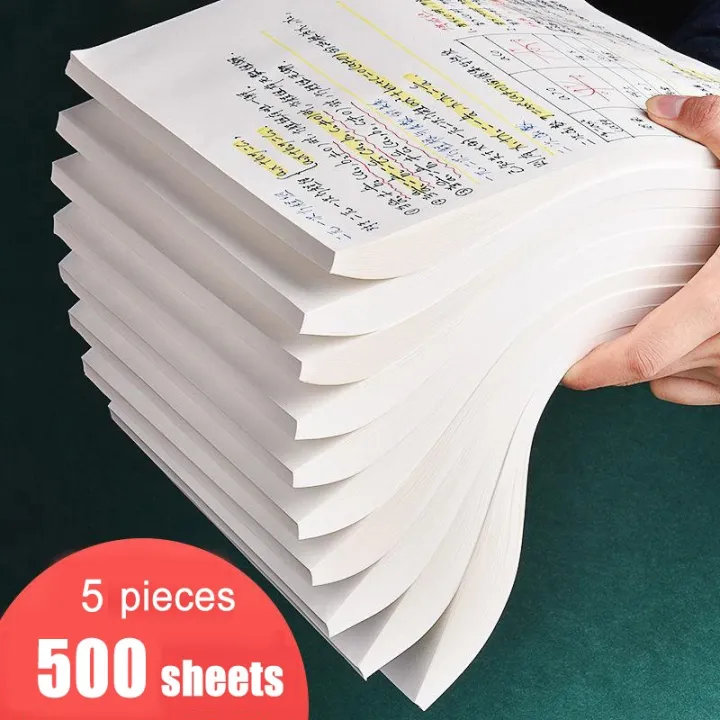 【Fire New】 500 Sheets of Draft Paper Notebook For School Supplies ...