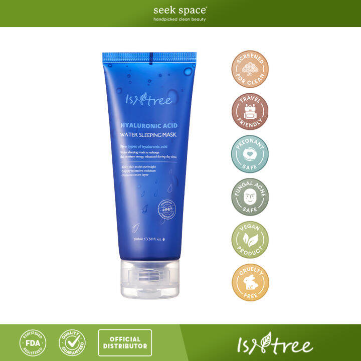 ISNTREE Hyaluronic Acid Water Sleeping Mask 100ml | Lazada PH