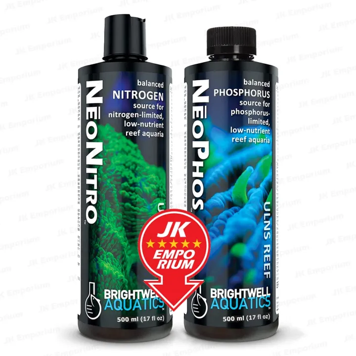 Brightwell Aquatics NeoNitro NeoPhos Buffer Up Nitrate NO3 Phosphate ...