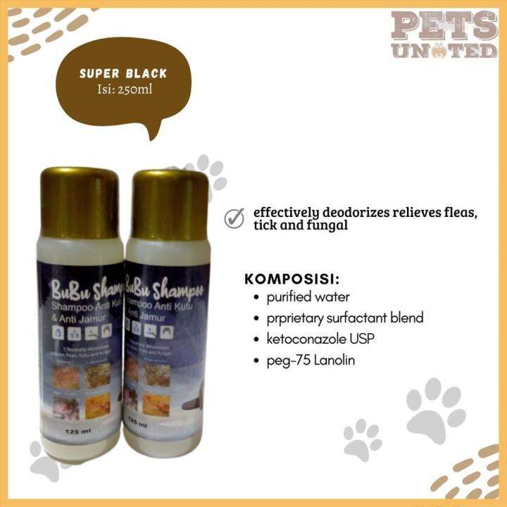 BUBU SHAMPOO KUCING 125ML Shampoo Anti Kutu & Anti Jamur | Lazada Indonesia