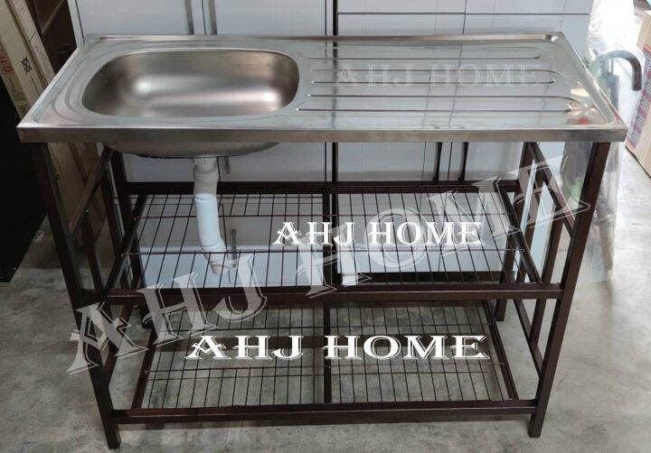 Heavy duty sink / Sink With Sink Stand Complete Set / Sinki Besi Dengan ...