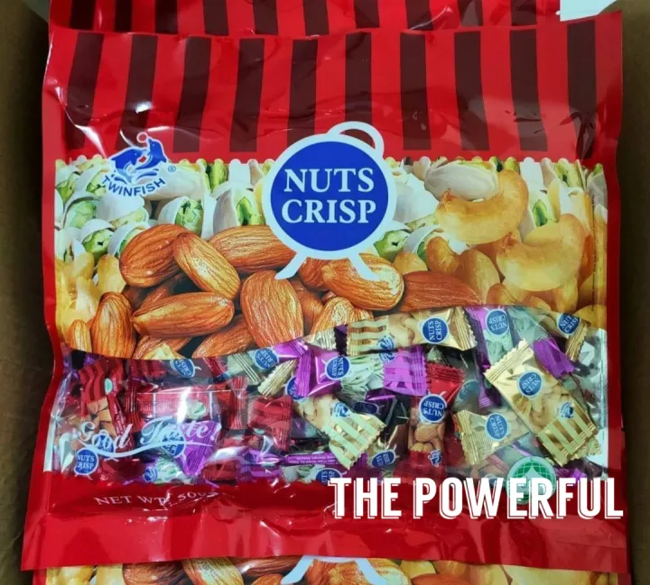 🥜TWINFISH Nuts Crisp ขนมถั่วตุ๊บตั๊บไฮโซ ถั่วชั้นดีอัดแท่งแสนอร่อย มี ...