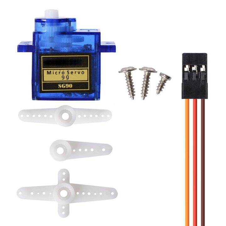 【DT】9g micro mini servos 4.8v-6v plástico engrenagem rc mini servo com ...