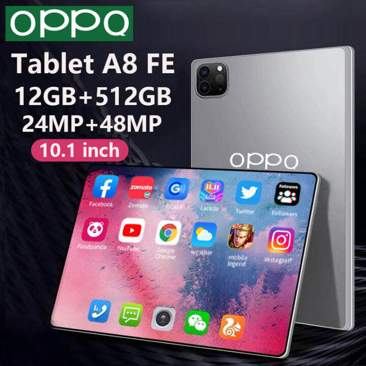 【ซื้อ1 แถม5】VIVQ แท็บเล็ตราคาถูก แท็บเล็ต สนับสนุน Play Store Google meet Android10.0/10+512G/10 ...