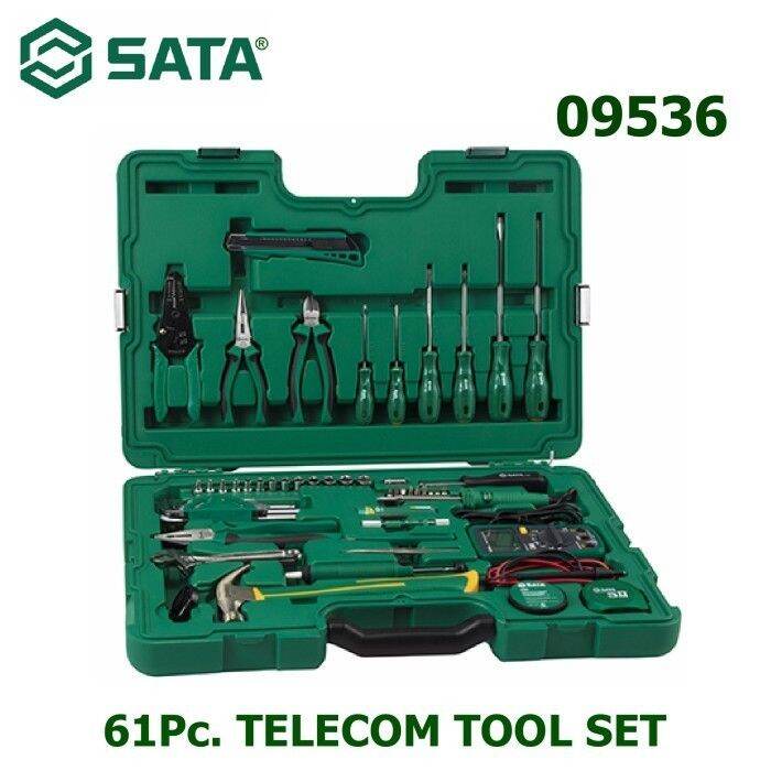 SATA TOOL KIT SET 09536 61Pc Sata TELECOM TOOL SET 61 pcs | Lazada ...