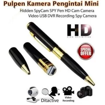 Kamera Pengintai Recoreder Cctv Tersembunyi Model Pulpen Polpen Super ...