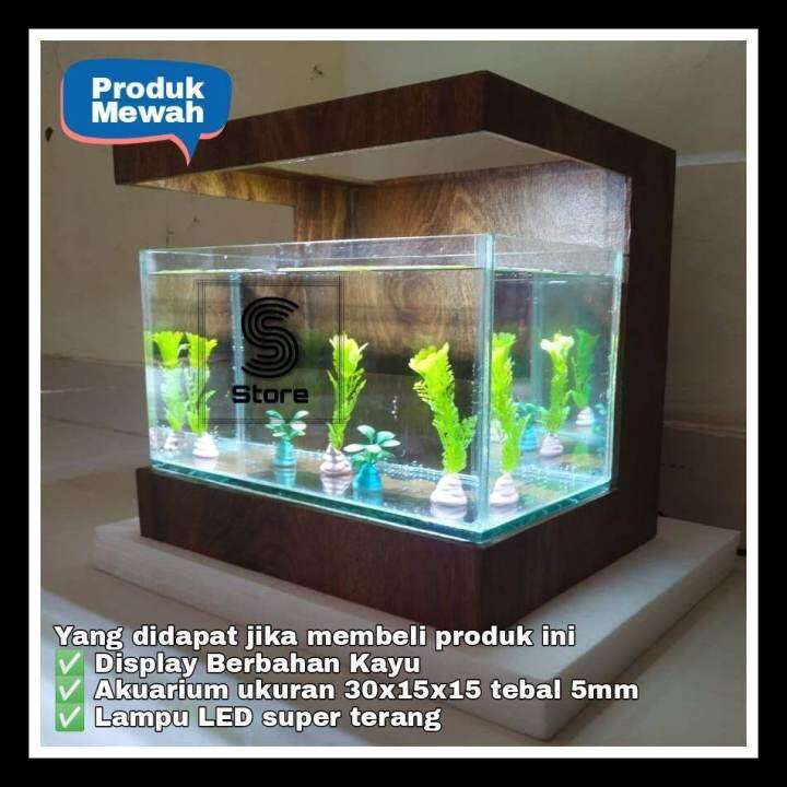 Meja Akuarium aquascape minimalis modern terbaru mewah murah | Lazada ...