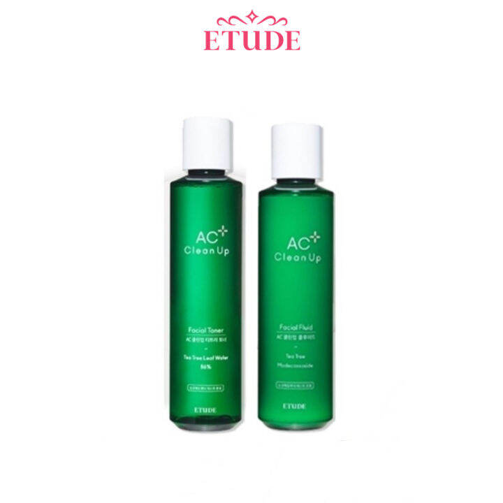 [100% Original] ETUDE HOUSE AC Clean Up Facial Toner & Fluid | Lazada PH