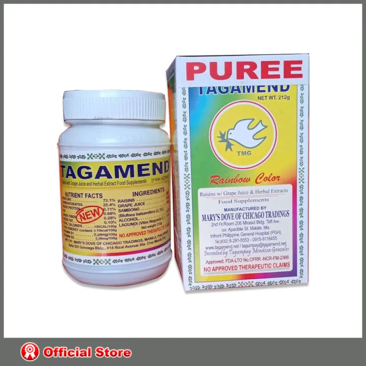 Original Tagamend Puree (Natural Herbal Fruit Blend Extract) 212g ...