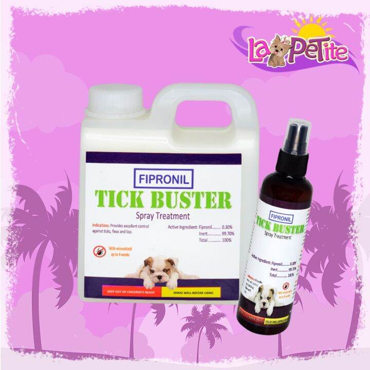 LKJ-Tick Buster Fipronil Spray Treatment 500mL with 100mL (Anti Ticks ...