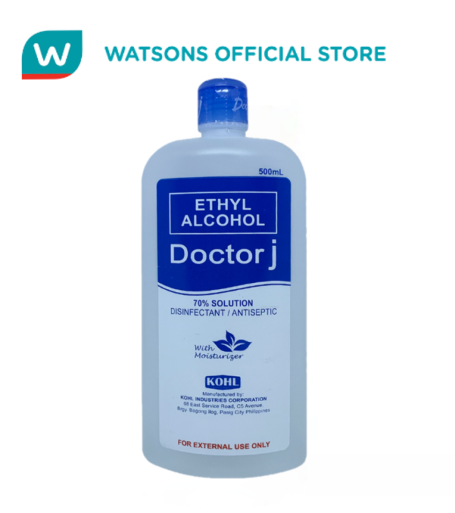 DOCTOR J Ethyl Alcohol 500ml | Lazada PH