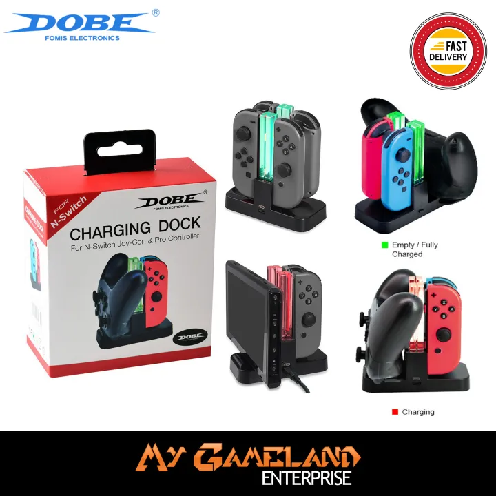 Nintendo Switch Dobe Charging Dock For Joy-Pad & Pro Controller (TNS-879) | Lazada