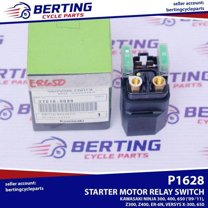 STARTER RELAY SWITCH Kawasaki Z Ninja 250R 300 400 650 (2009-2011 ...