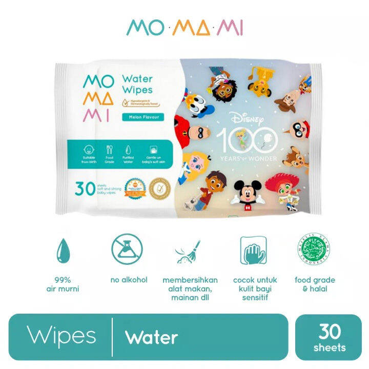 Momami Water Wipes 30 | Lazada Indonesia