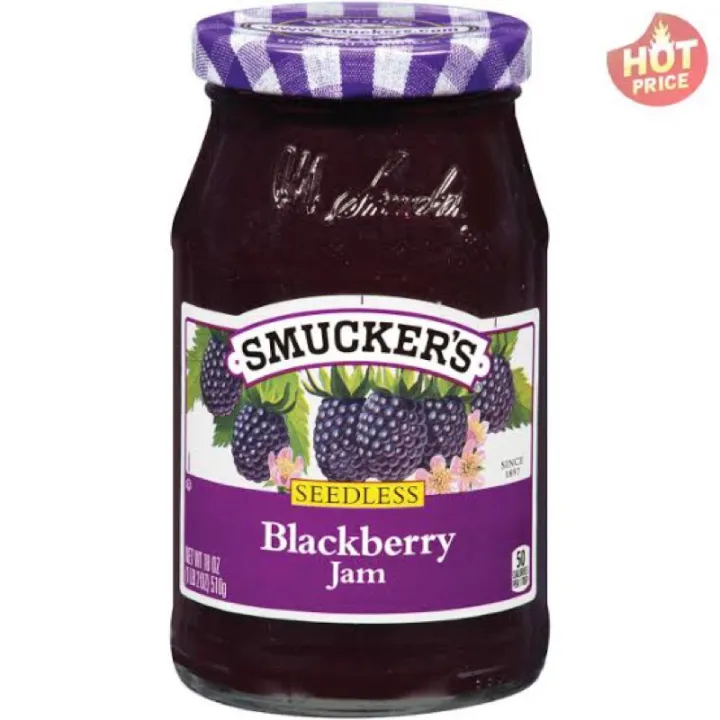 [Promotion] (Blackberry) Smucker's JAM 340 grams of fruit jam imported ...