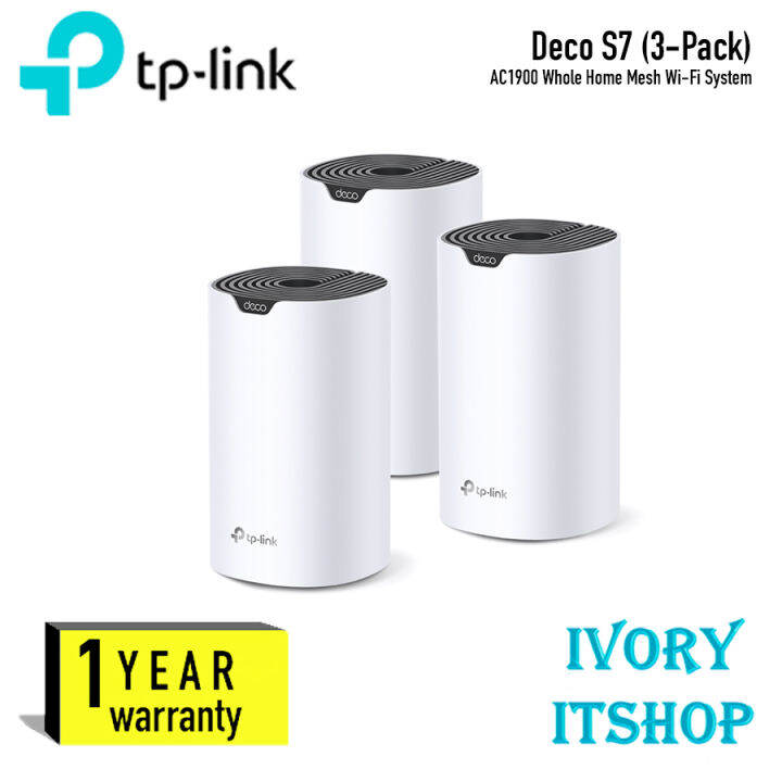 TP Link Deco S7 (3P)AC1900 Whole Home Mesh Wi-Fi System Deco S7 (3P ...