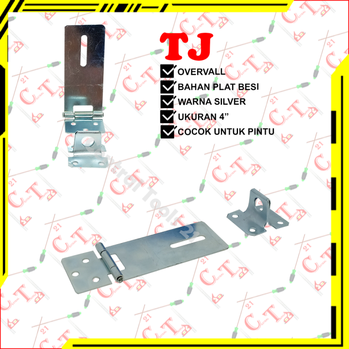 Central Tools 21 - Grendel Overval Plat 4 Inch Alat Cantelan Gembok ...