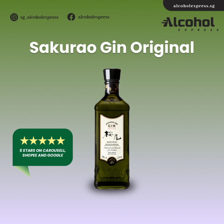 Sakurao Gin Original 700ml | Lazada Singapore