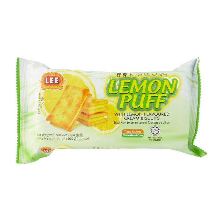 Lee Lemon Puff Cream Biscuits - (4 x 100G) | Lazada Singapore