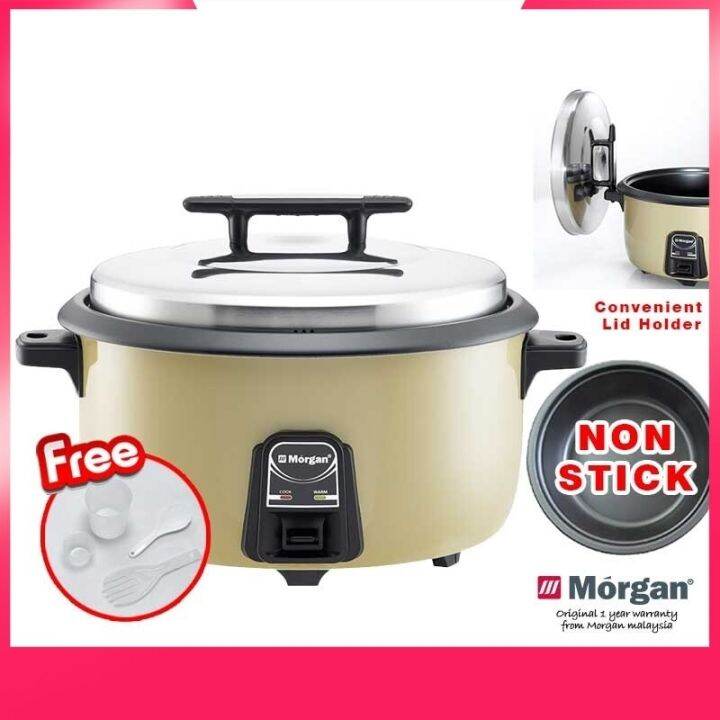 MORGAN RICE COOKER COMMERCIAL (6.6LITER MCR-VAST 7) | Lazada