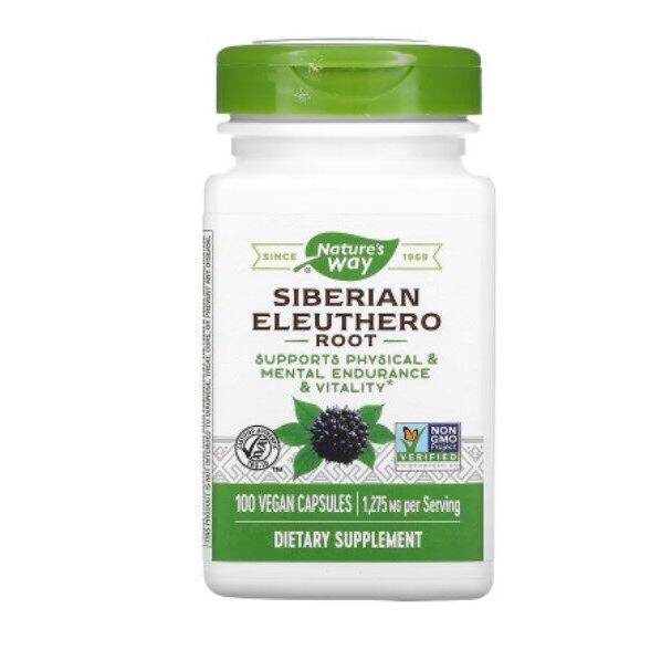 Nature's Way, Siberian Eleuthero Root, 425 mg, 100 Vegan Capsules/180 ...