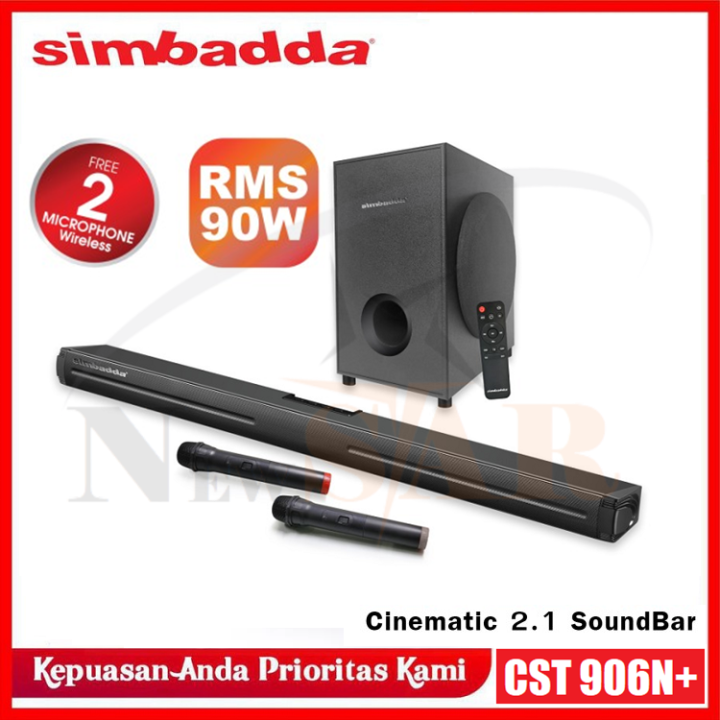 SIMBADDA CST-906N+ - Soundbar Speaker 906 N+ Karaoke Bluetooth Bass ...