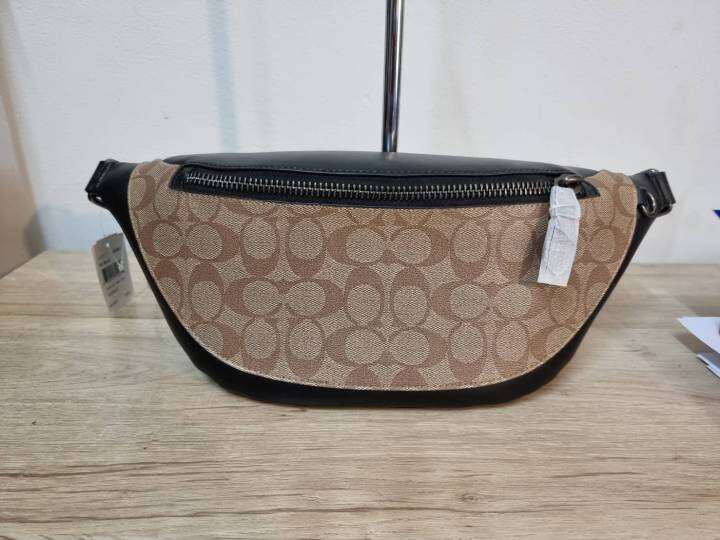 แท้100 % Coach F78777 กระเป๋าหน้าอกชายและผู้หญิง หนังแฟชั่น กระเป๋าคาด ...