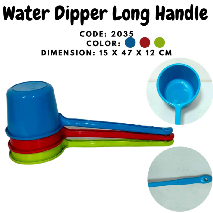 2035 water dipper long handle/ COLORED/ TABO PANLIGO/ TABO PANLINIS ...