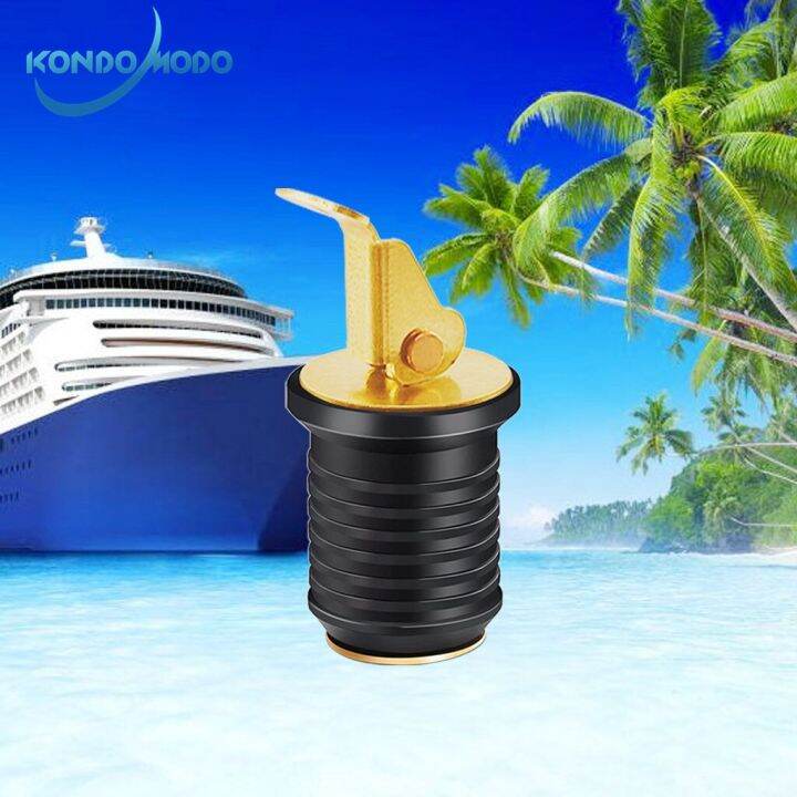 Marine Boat Bait Well Plug Brass Screw Type Compression Plug Drain Plug ...