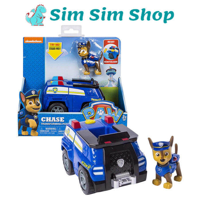 Paw Patrol Chase's Chase Transforming Cruiser Figure Set Original New ...