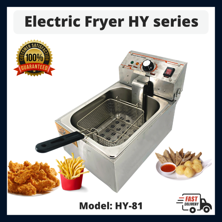 Commercial 5.5L Liter Electric Deep Fryer Stainless Steel Countertop ...