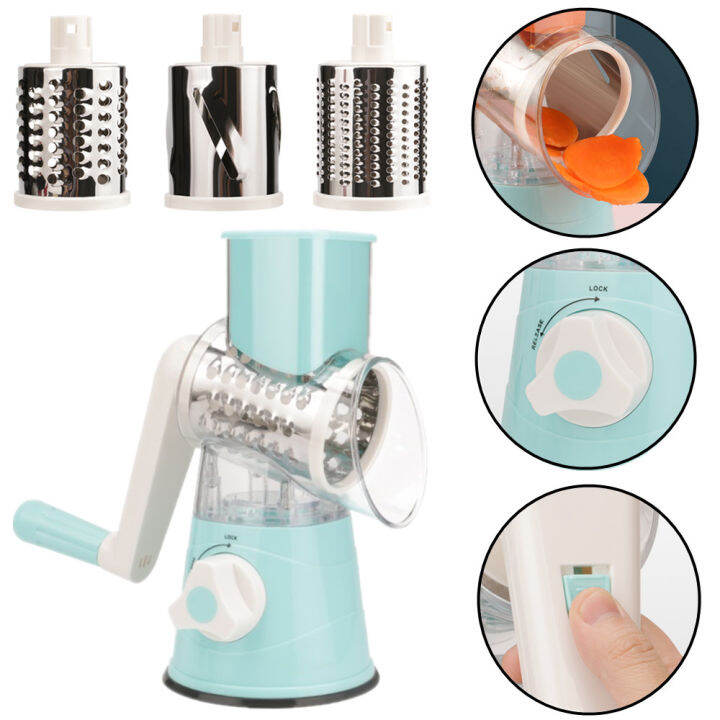 Smart Save Line Multifunctional Manual Tabletop Drum Grater | Lazada