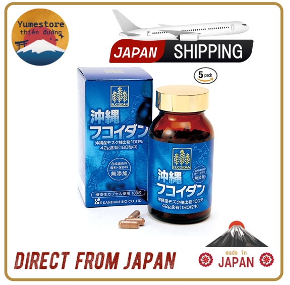 ( SALE Sets 4 bottles) Japan Okinawa Fucoidan Supplement 180 tablets ...