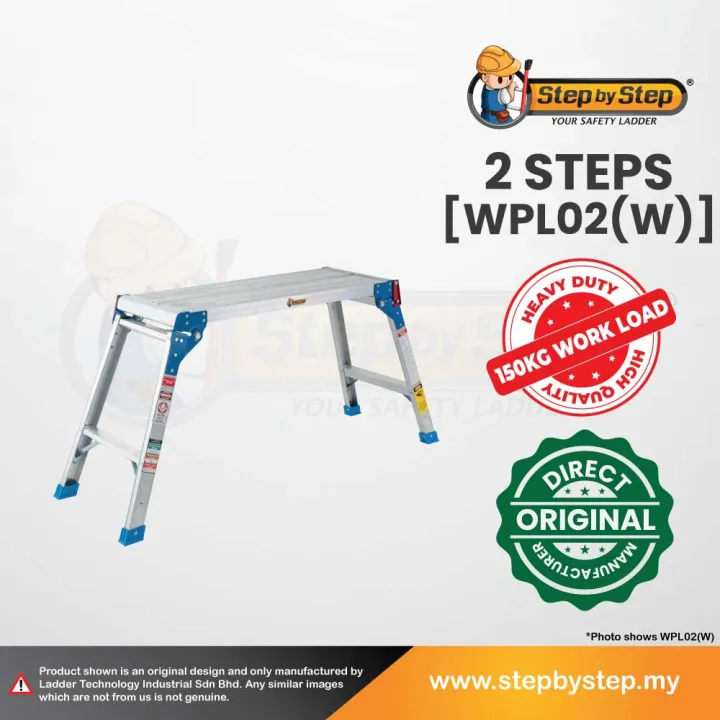 High Quality Aluminium Working Platform Ladder / Foldable Ladder ...