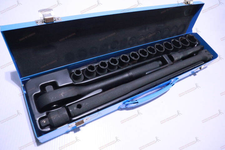 Original Flyman USA 17pcs Socket Wrench Set 1/2 Drive 6points (HEX TYPE ...