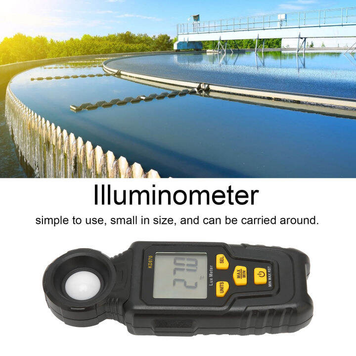 มัลติฟังก์ชั่น Illuminometer LCD Digital Handheld Illuminance Meter ...