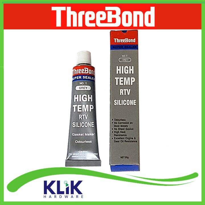 Threebond High Temp RTV Liquid Gasket Grey 30 gram Lem Paking Gasket ...