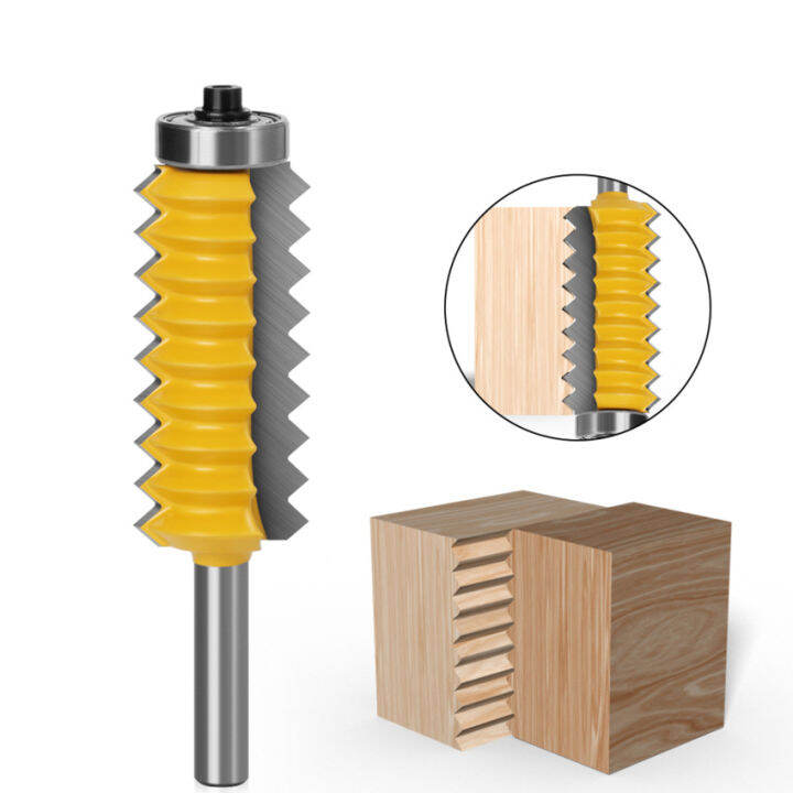 8mm Shank Finger Joint Glue Milling Cutter Raised Panel "V"Joint Router ...