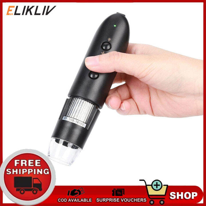 Elikliv WIFI USB Digital Microscope, 1000X Microscope Environmental ...